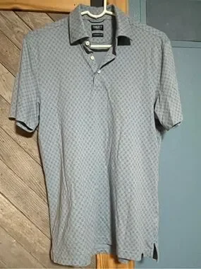 Faherty | Shirts | Faherty Reserve Sky Blue Microprint Polo The ...